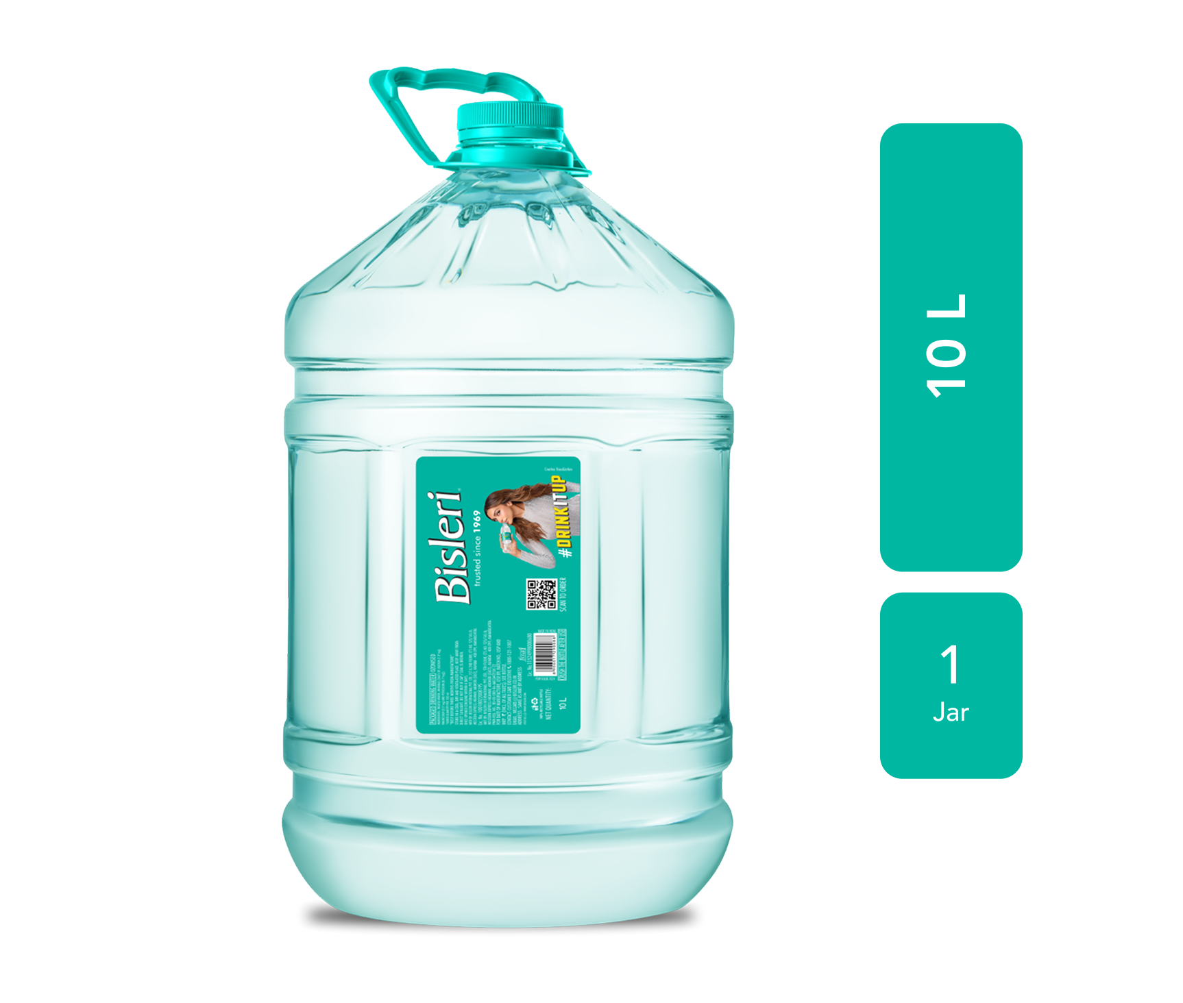 Buy 10 Litre Water Bottles Online at Best Price | 10L Water Jars - Bisleri